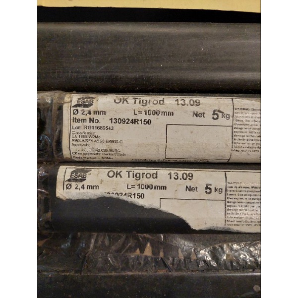 Jual KAWAT LAS WELDING ROD BESI ESAB OK TIG ROD AWS A/SFA A5.28 ER 80S ...