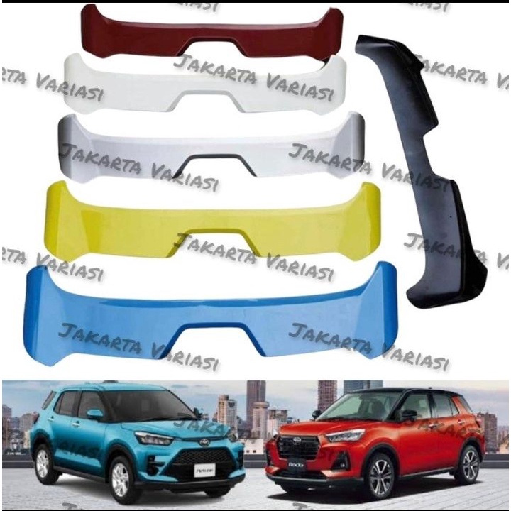 Jual Spoiler Raize Rocky 2021 2022 UP Warna Body Mobil | Shopee Indonesia
