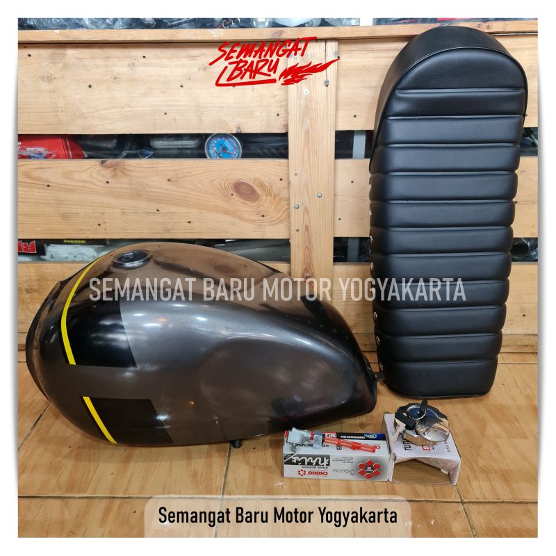 Jual TANGKI W175 CUSTOM KUALITAS PREMIUM COCOK MDE W175 TUTUP TANGKI ...