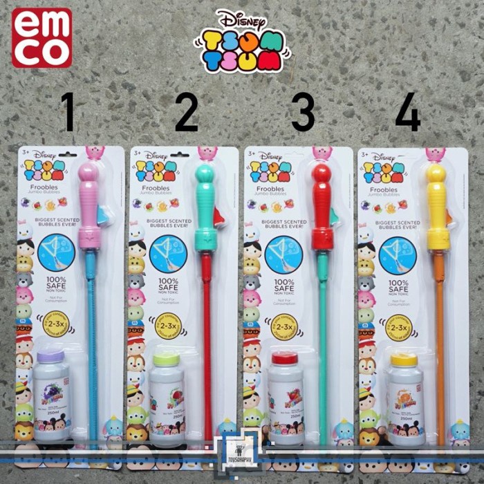 Jual Emco Froobles JUMBO BUBBLES Disney Tsum Tsum Mainan Gelembung Mega ...