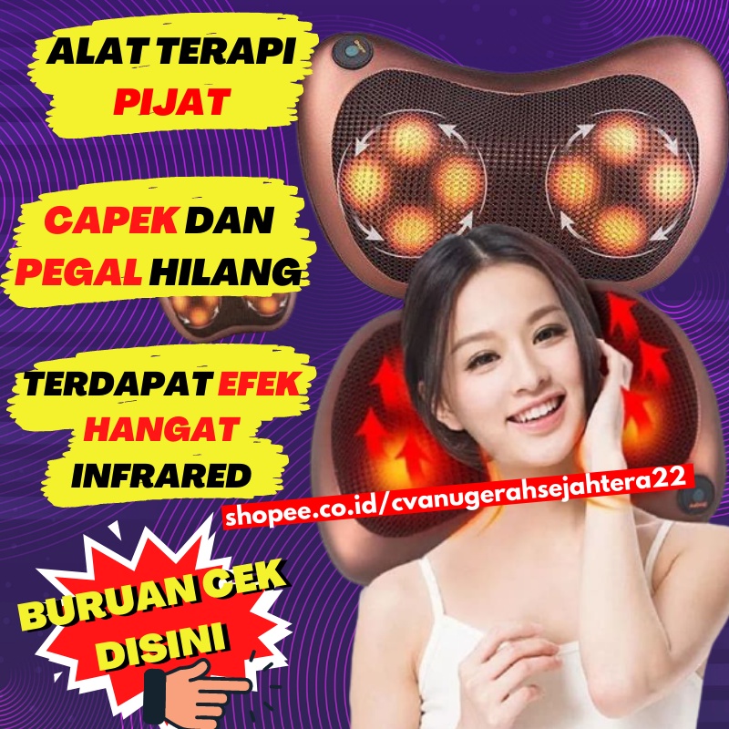 Jual Alat Pijat Alat Terapi Alat Pijat Elektrik Kesehatan Car Heat Neck ...