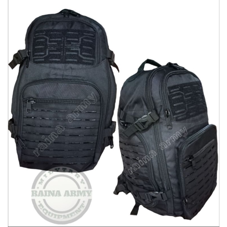 Jual tas ransel army tas punggung army model jatah terbaru hitam polos ...