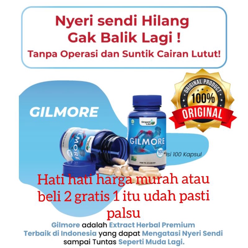Jual GILMORE Isi 30 Kapsul Obat Nyeri / Sakit Sendi Sampe Tuntas ...