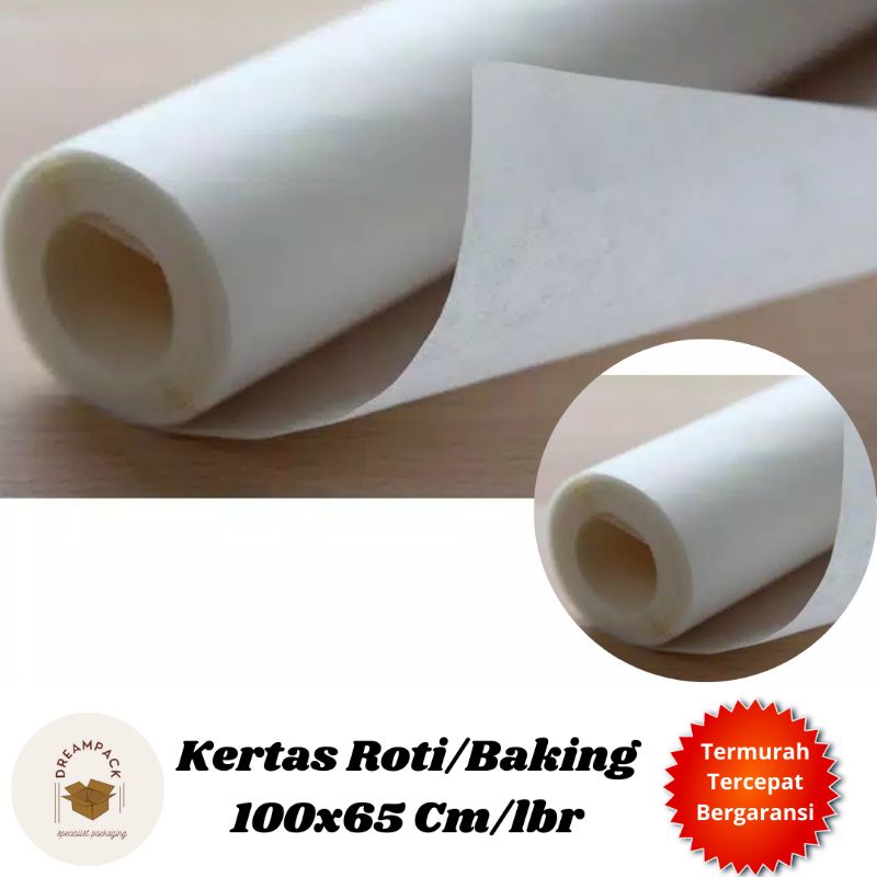 Jual KERTAS ROTI/KERTAS KUE/KERTAS BAKING/BAKING PAPER 100 X 65 CM ...