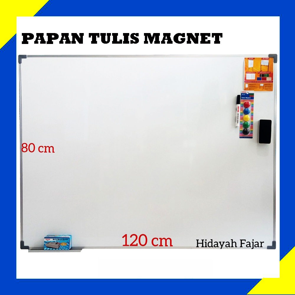 Jual Papan tulis - Whiteboard magnet -Papan tulis 80 cm x 120 cm ...