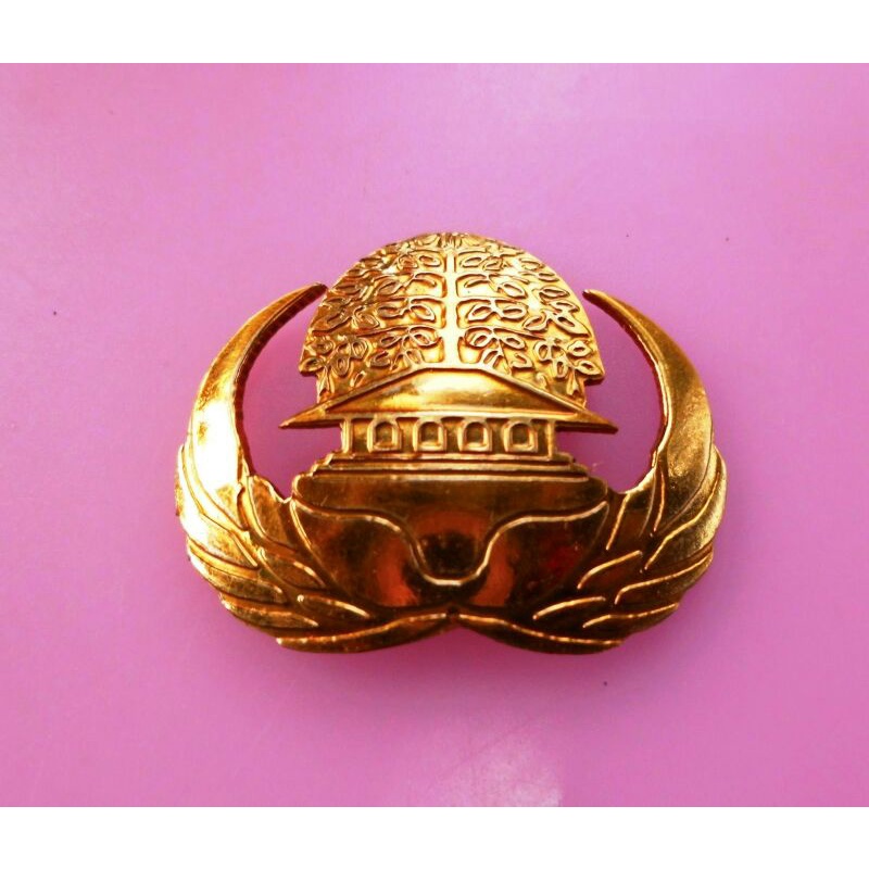 Jual PIN KORPRI WARNA EMAS Pakai Bahan KUNINGAN TeBaL | Shopee Indonesia