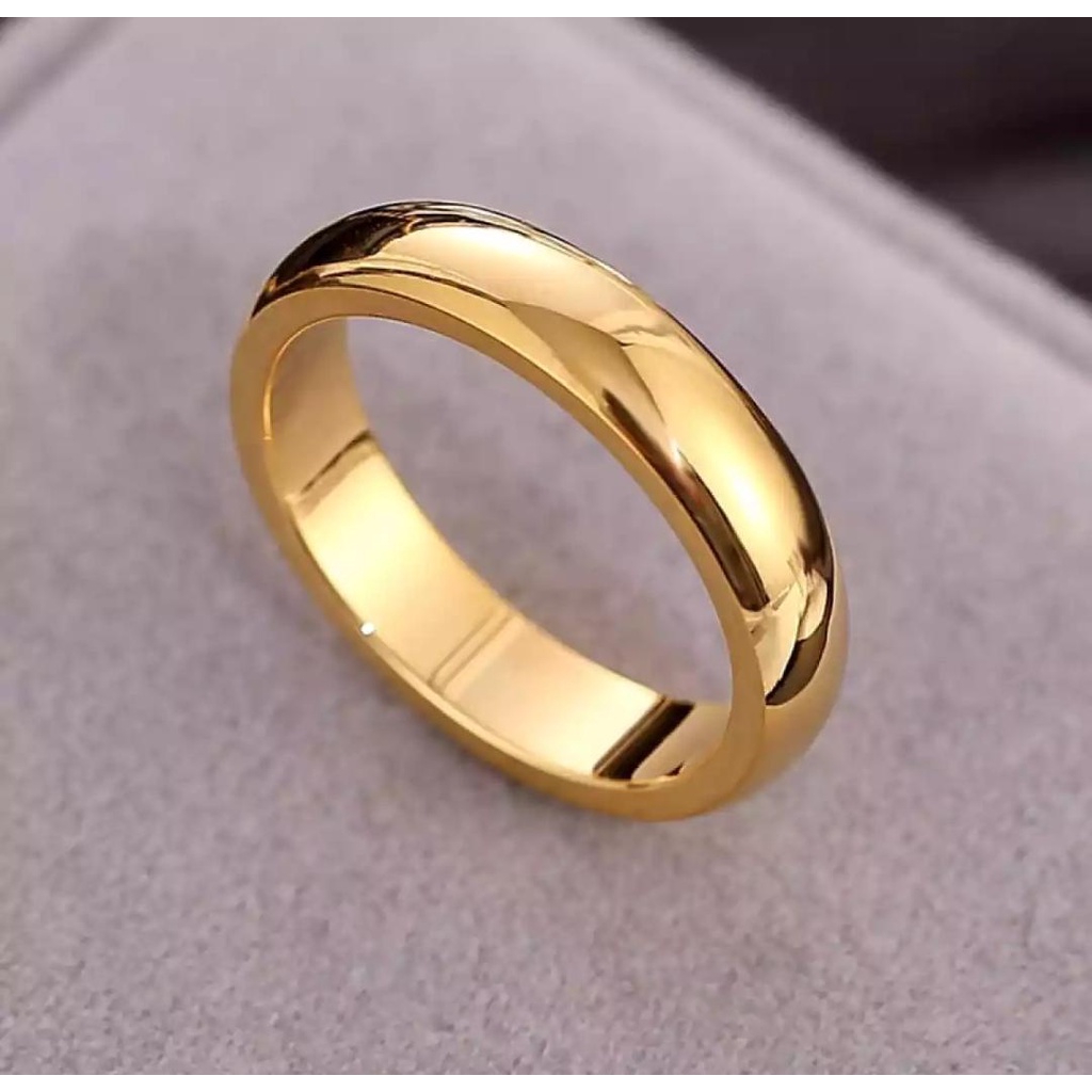 Jual Cincin Titanium Emas Anti Luntur Anti Karat | Shopee Indonesia