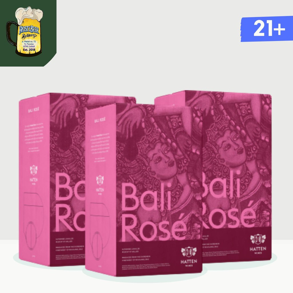 Jual Hatten Wine Bali Rose Cask 11.5% Kotak 2L - Fresh Floral Citrus ...
