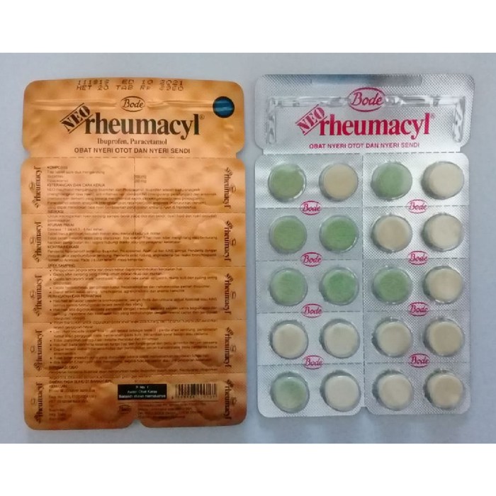 Jual NeoRheumacyl obat nyeri otot dan nyeri sendi isi 20 tablet ...