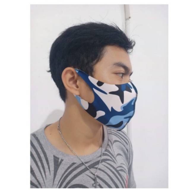 Jual Masker Scuba Ukuran Dewasa Motif Loreng (Warna Random) | Shopee ...