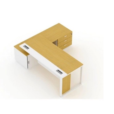 Jual Meja direktur manager bos L kantor E2022 | Shopee Indonesia