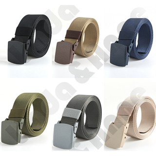 Jual Ikat Pinggang Pria Canvas Kain Nylon Men Belt Nylon Canvas Anti Metal Detector / Sabuk Pria ...