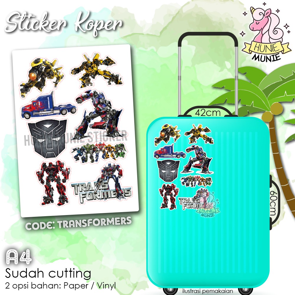 Jual Sticker Koper - Transformers Stiker | Shopee Indonesia