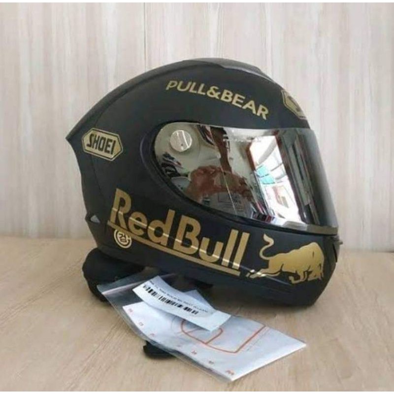 Jual Decal helm custom universal Redbull | Shopee Indonesia
