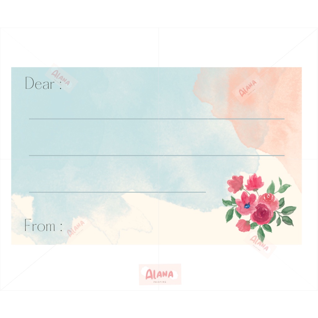 Jual Kartu Ucapan Polos Kosong Blank Greeting Card Gift Cards Aesthetic ...