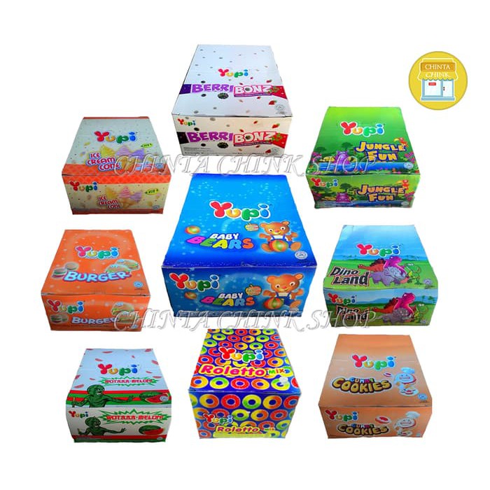 Jual Permen Yupi Box Aneka Rasa Lucu & Imut Isi 24pcs HHR437 | Shopee ...