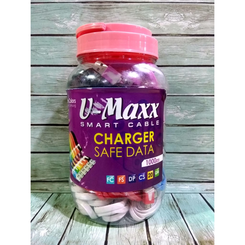 Jual Kabel Data UMAXX USB Micro Color TOPLES (isi 50) | Shopee Indonesia