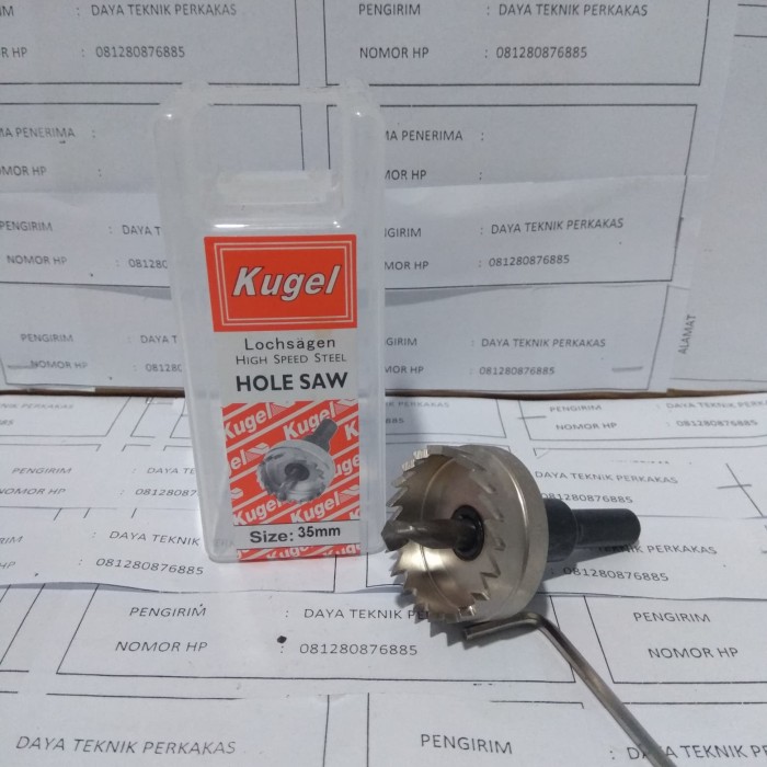 Jual HOLE SAW BESI KUGEL 35MM / HOLE SAW KAYU - MATA BOR BESI KUGEL ...