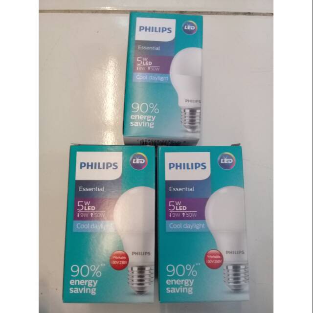 Jual Philips led essential 5w | Shopee Indonesia