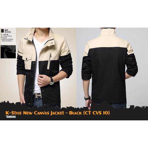 Jual Jual Jaket Anime K-style New Canvas Jacket Black ( Ct Cvs 10 ...