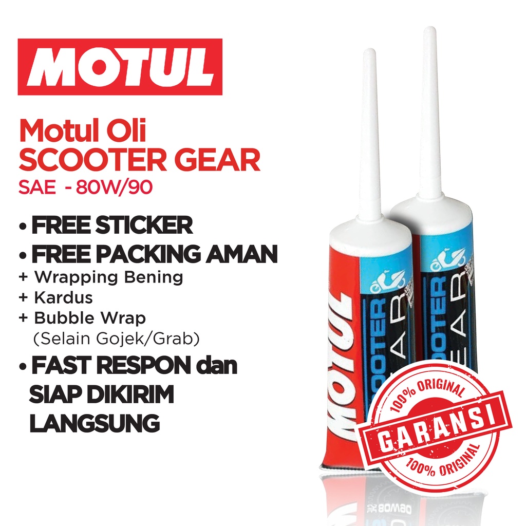Jual Motul Scooter Gear 80W-90 Oli Gardan 120 ml | Shopee Indonesia
