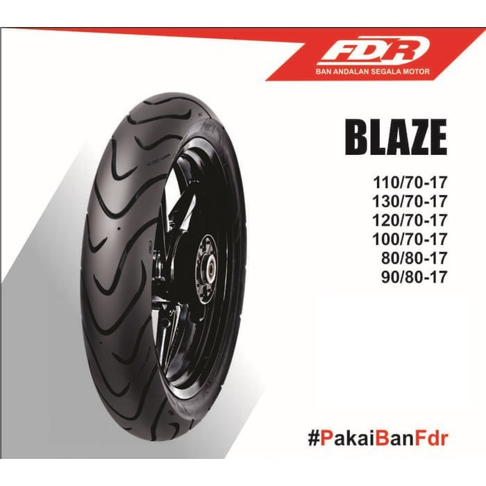 Jual ban motor fdr tr tl 908017 blaze ban tubeless | Shopee Indonesia