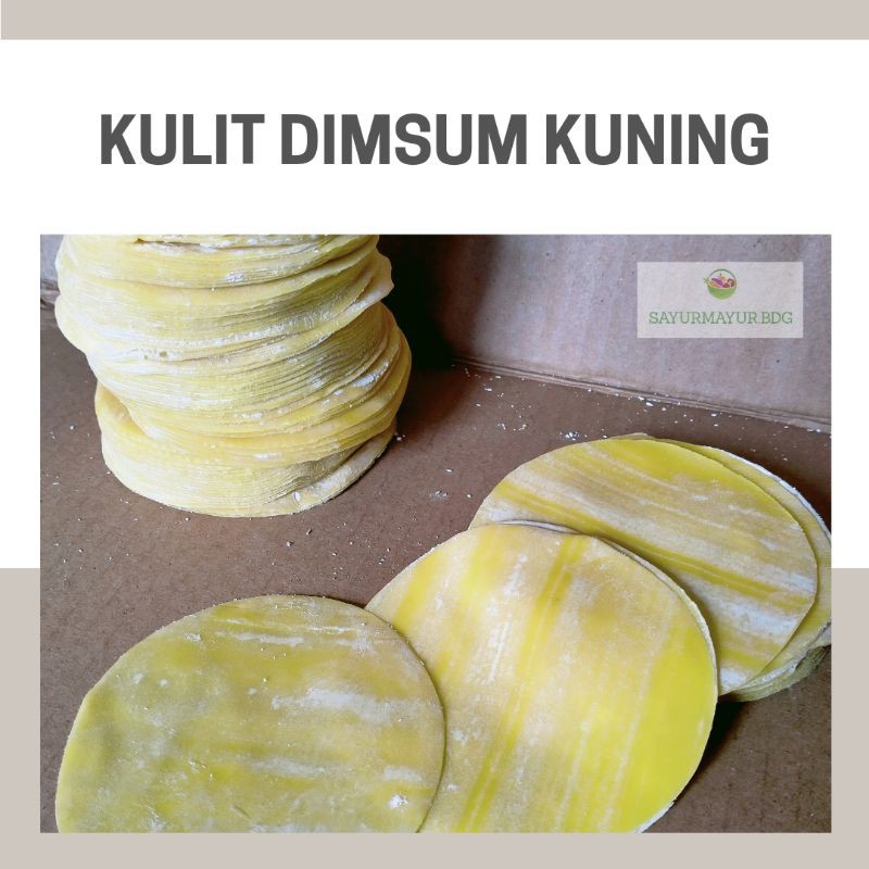 Jual Kulit Dimsum 8cm Kulit Gyoza Kulit Siomay Tipis Lentur Lembut ...