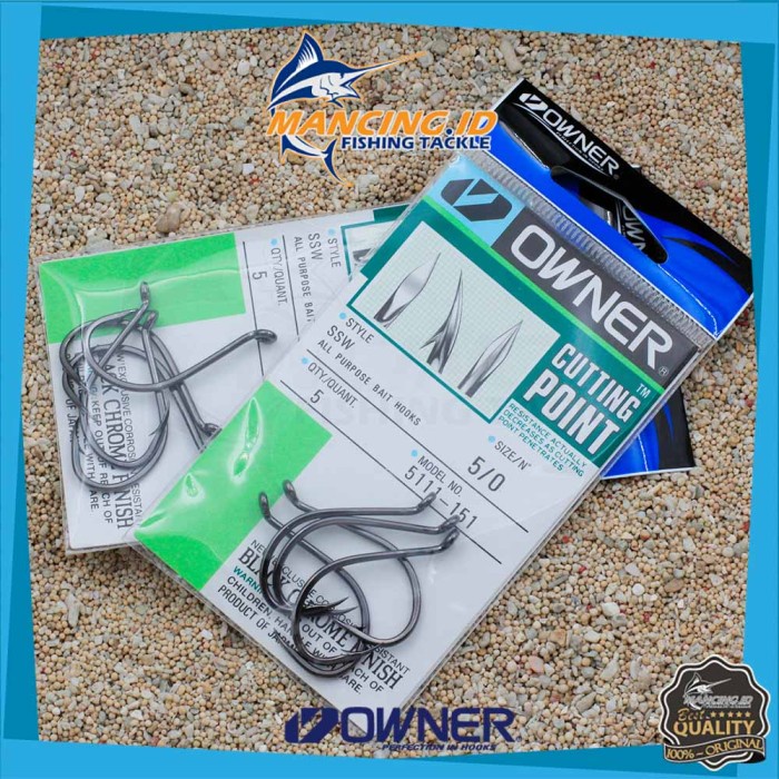 Jual Owner SSW 5111 Hook Mata Kail Laut Kuat dan Tajam Made in Japan | Shopee Indonesia