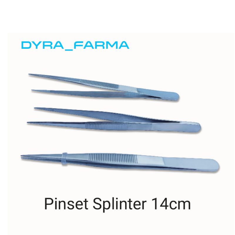 Jual Pinset Splinter 14cm Stainless - Pinset Anatomi Splinter 14cm ...