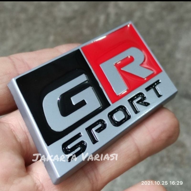 Jual Emblem GR sport tulisan GR sporty emblem Gazo Racing sport ...