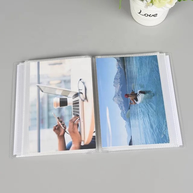 Jual Album Foto 4R Storage Book Buku Binder PVC Transparan Photo Sleeve ...