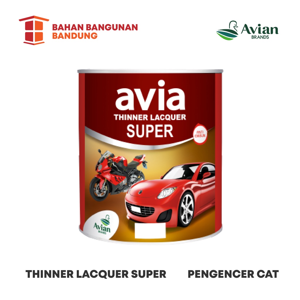 Jual Thinner (Pengencer Cat) Avia Lacquer Super 1 Liter - Murah !!! | Shopee Indonesia