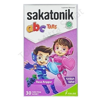 Jual Sakatonik ABC Anggur 30 Tablet Hisap Multivitamin Anak Rasa Anggur ...