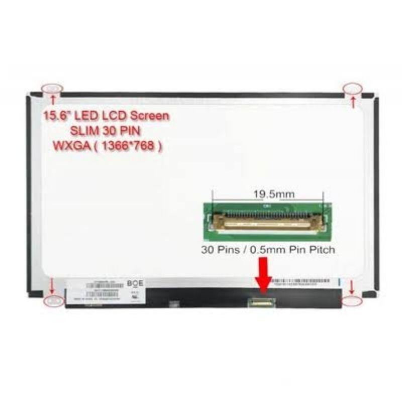 Jual (Gratis Paking Super Aman) Led Panel Laptop Asus X540 X550 Lenovo ...