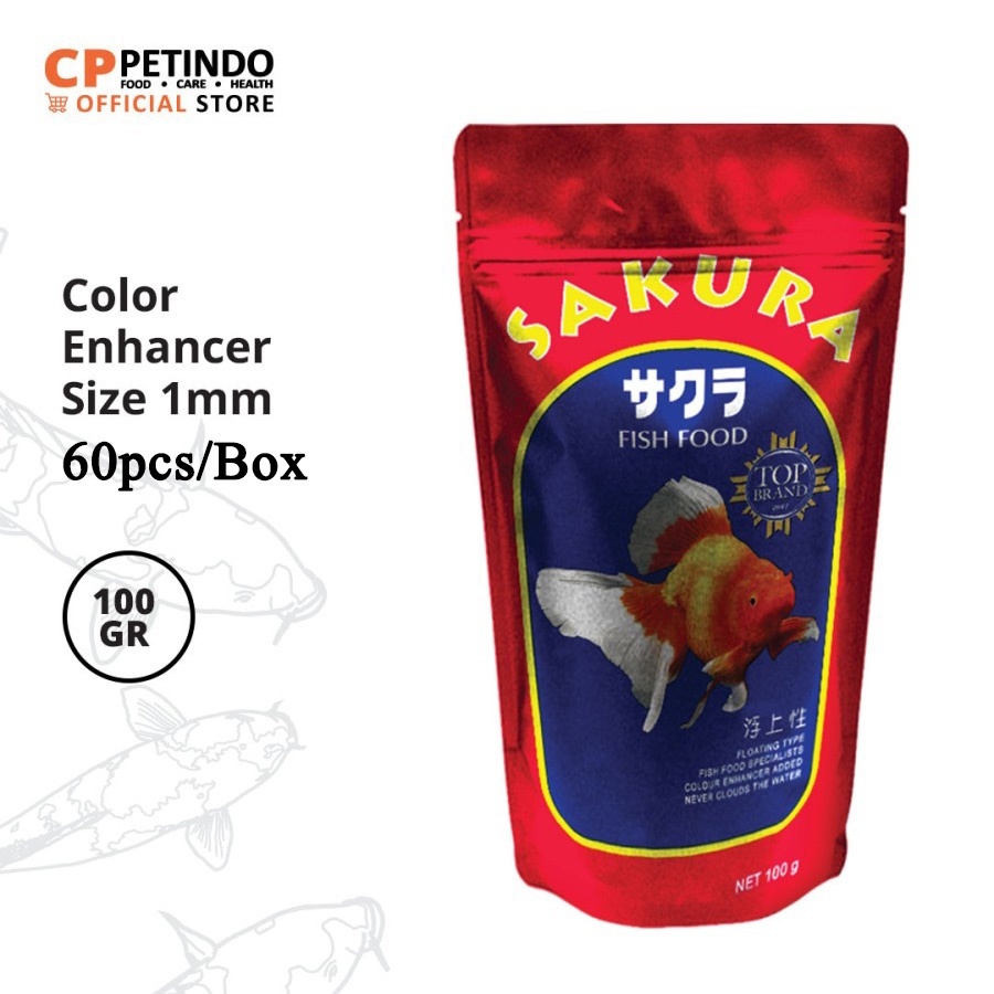 Jual Sakura Fish 1mm - 100 gr (60 pcs/1box) | Shopee Indonesia