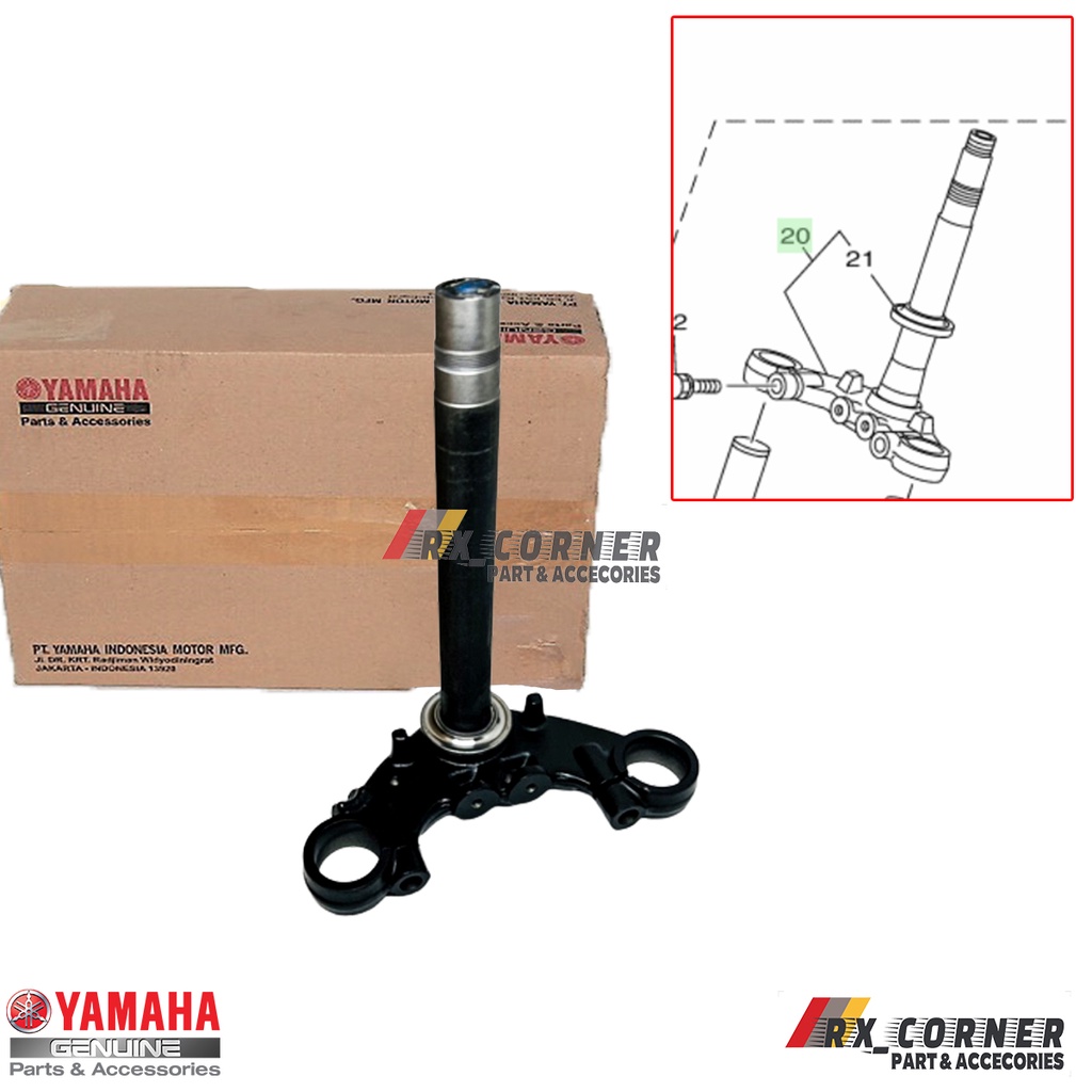Jual SEGITIGA BAWAH RX KING RXK RXKING RX ASLI ORIGINAL YAMAHA 29M ...