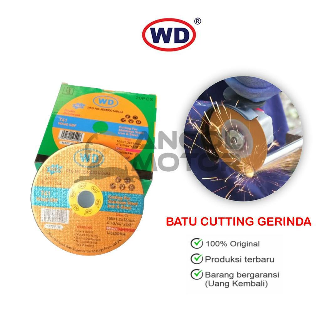 Jual WD Batu Cutting Mata Gerinda Potong 4 inch Gurinda Tangan Besi ...