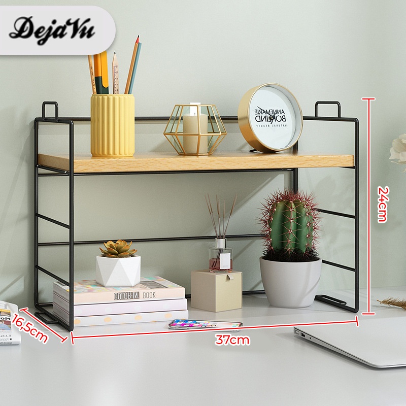 Jual Dejavu Rak Buku Kayu Meja Mini Rak Susun Serbaguna Rack Hiasan ...