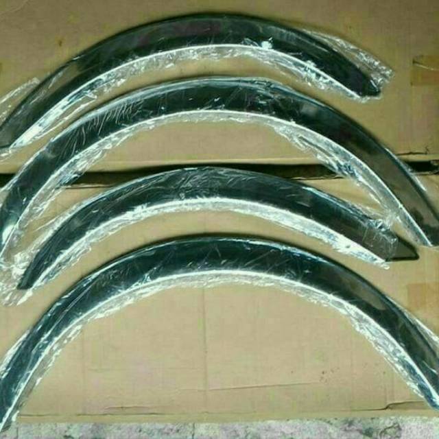 Jual Spackboard/fender trim/Over fender Agya Ayla stainless tebal ...