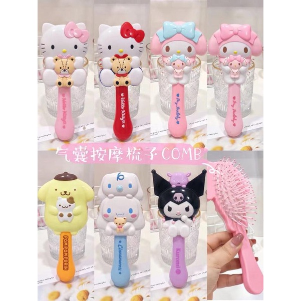 Jual Sisir Hello Kitty My Melody Kuromi Cinnamoroll Pompompurin ...