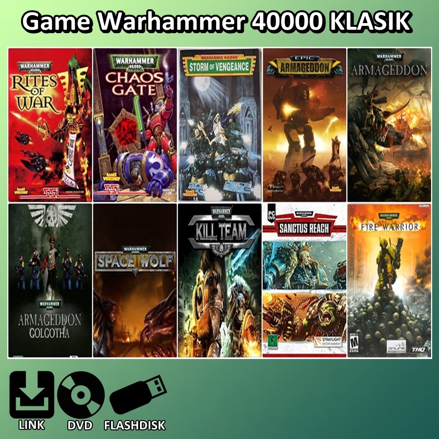 Jual Warhammer 40000 KLASIK Full DLC Game untuk PC Laptop | Shopee ...