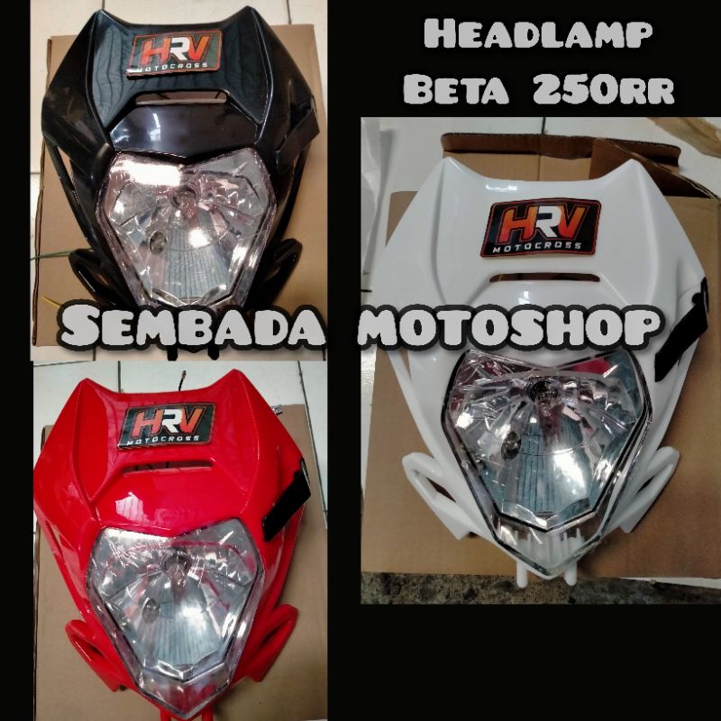 Jual Headlamp Reflektor BETA 250 RR 2021 Lampu depan BETA Reflektor KLX ...