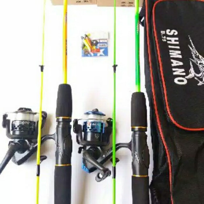 Jual SEPASANG LEBIH SET ALAT PANCING LENGKAP DENGAN JORAN 150 KEKUATAN ...