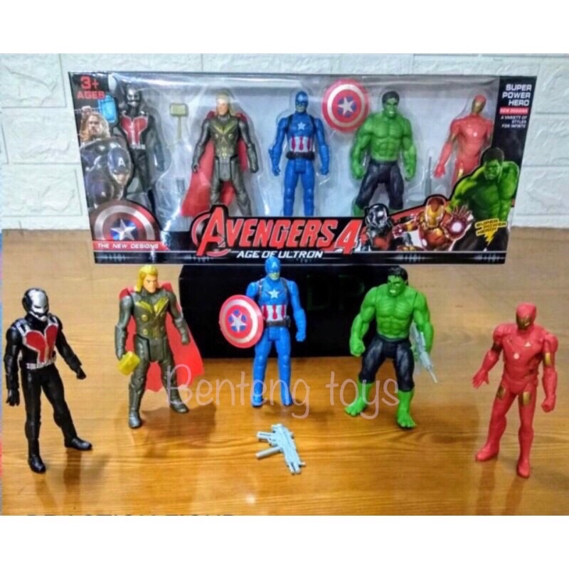 Jual Mainan Figure Avengers 5 pcs | Shopee Indonesia