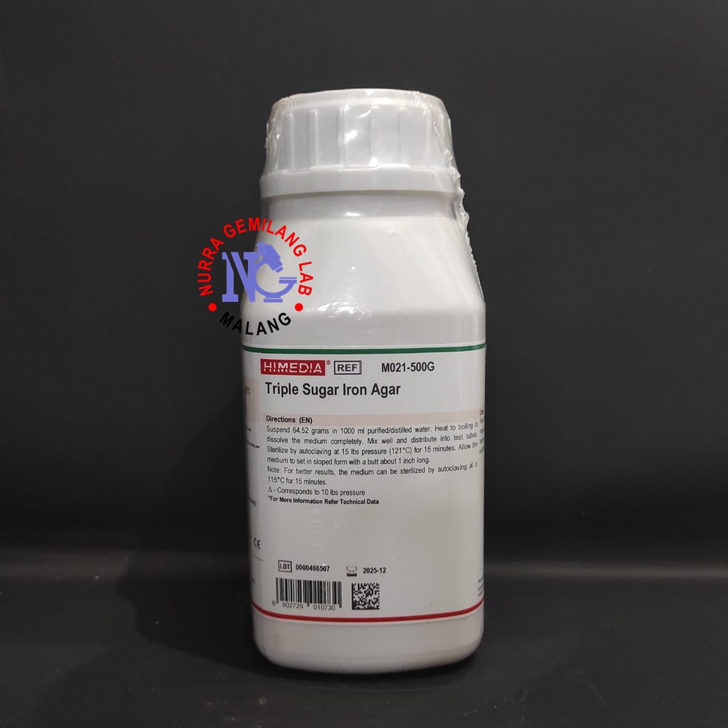 Jual Triple Sugar Iron Agar Himedia 50g 100g 250g TSIA | Shopee Indonesia