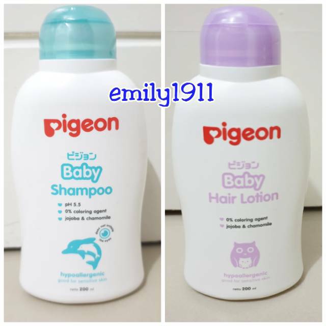 Jual Pigeon baby shampoo / hair lotion 200ml | Shopee Indonesia