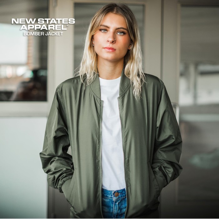 Jual Jaket NSA Bomber Jacket / New States Apparel | Shopee Indonesia