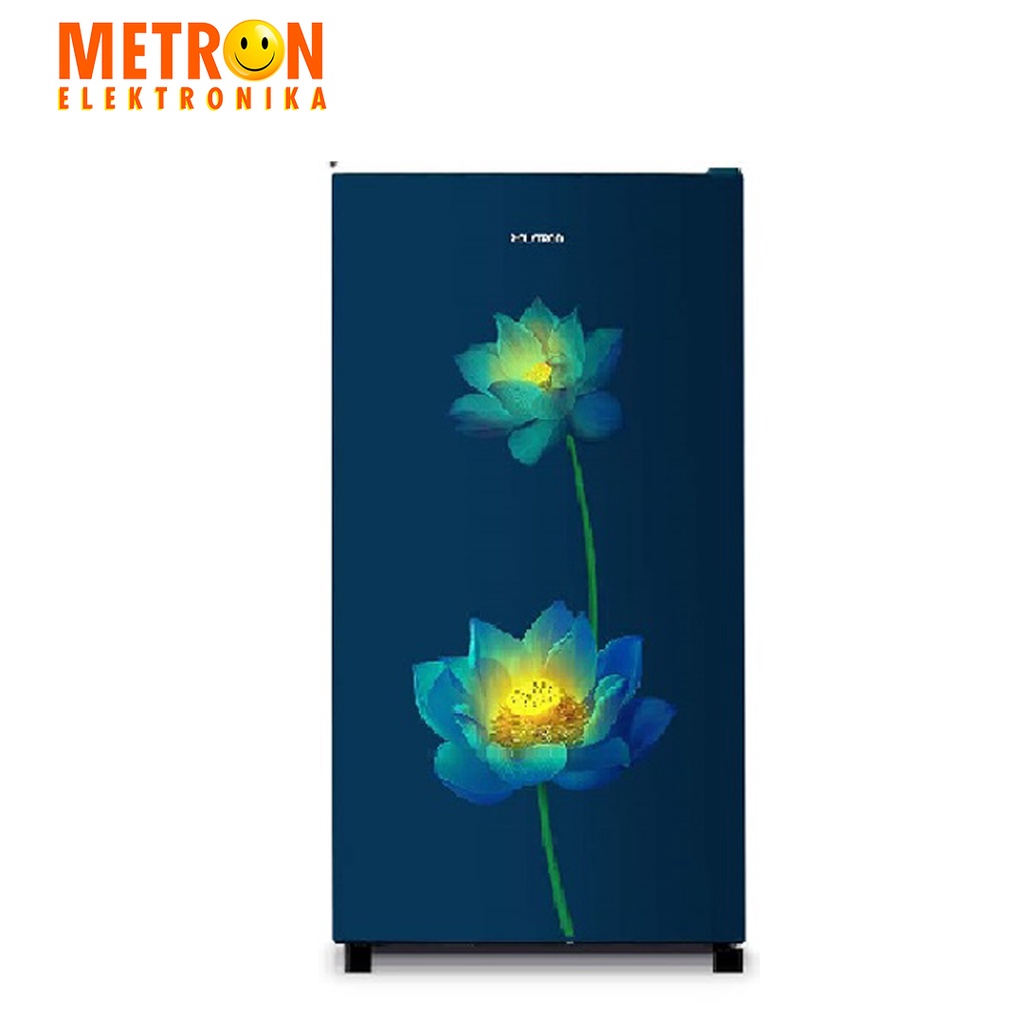 Jual POLYTRON PRB 187 LB - BIRU KULKAS 1 PINTU 180 LITER TEMPERED GLASS ...