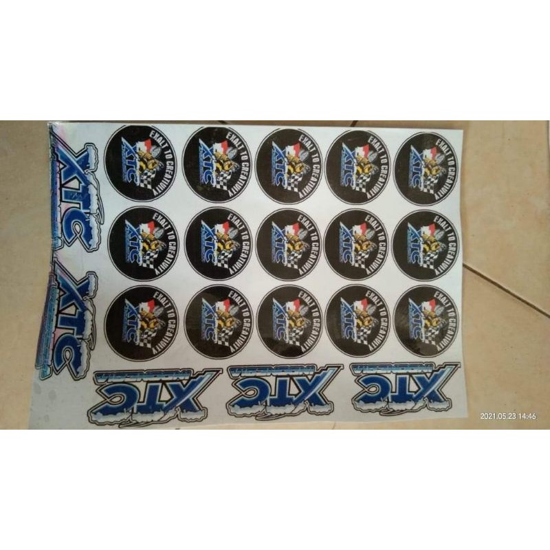 Jual stiker XTC LEBAH Sticker moonraker THAILAND THAILOOK MOTHAI ...