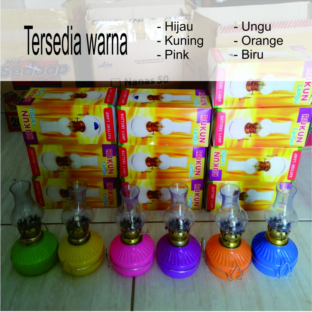 Jual Lampu teplok baterai 2led / Batreai AA / Lampu Emergency / oblik ...